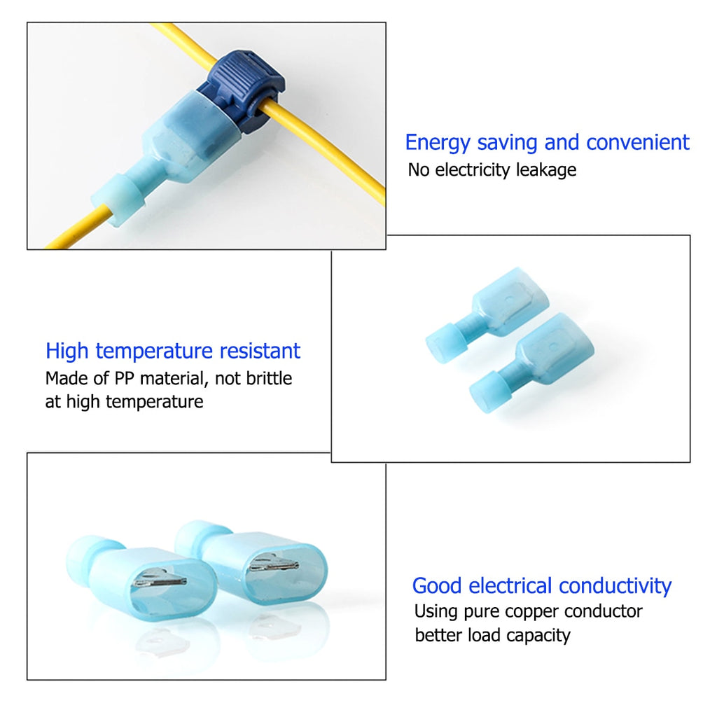 Terminales/Conectores para cables, remachado/empalme rápido – daxiMart